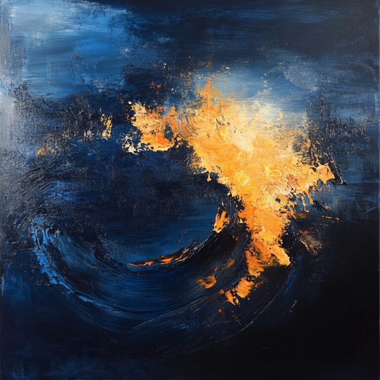 Mwenda KABASELE (Né en 1989) Ancestral Fire ,2026. – Louiza Auktion