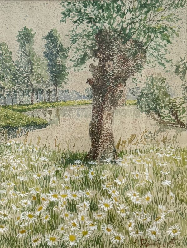 Anna DE WEERT (1867-1950) Paysage de printemps. – Louiza Auktion